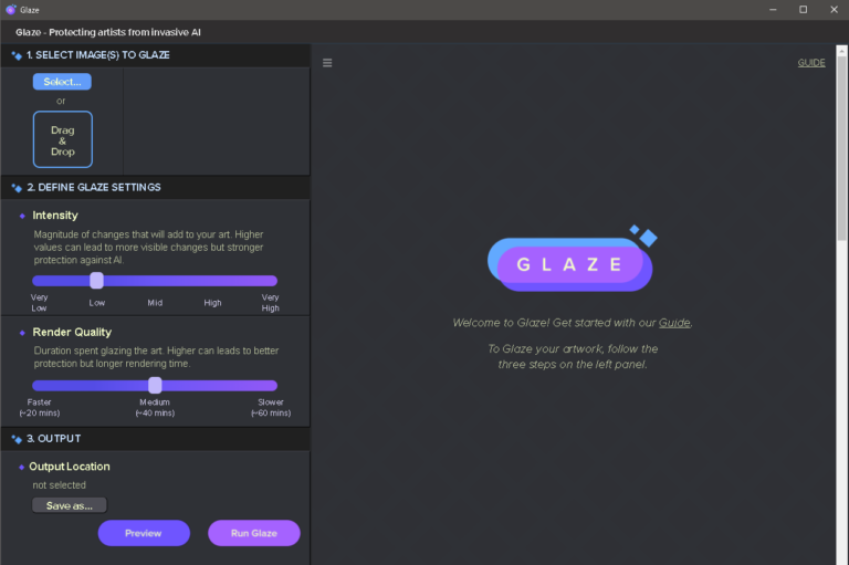 【アプリ】イラストを画像生成AIから守る[Glaze使い方] | きゃんばすクラスタ